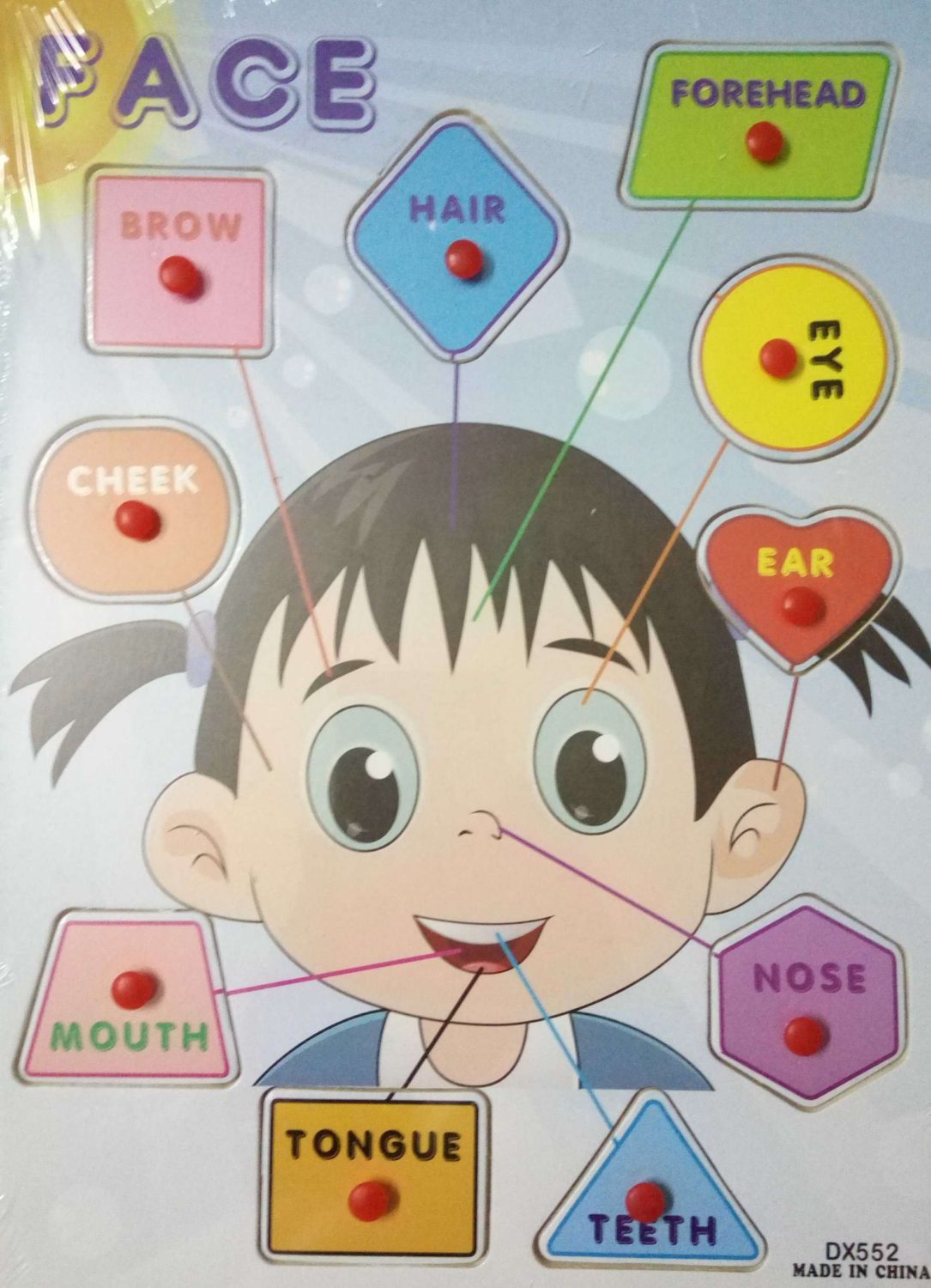 Body Parts-Girl's Face | Autism Wing